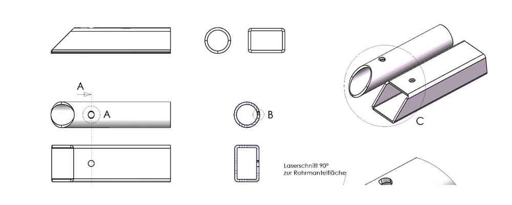 Werknorm für die Rohrlaserbearbeitung | RS-Metall